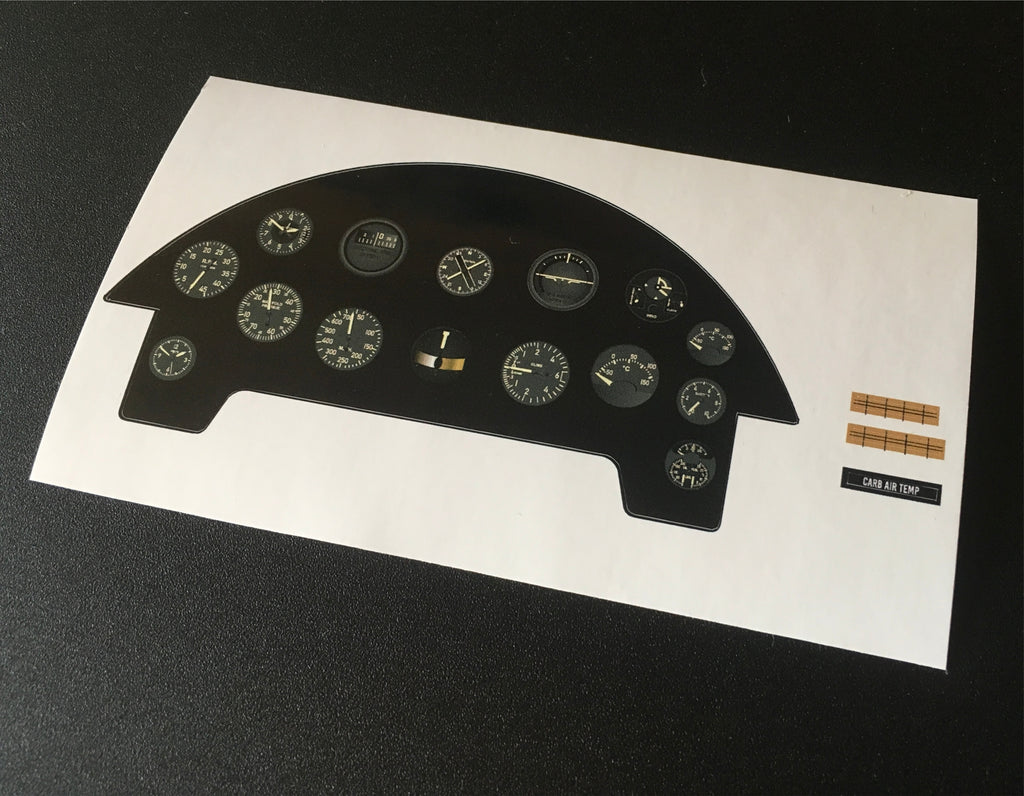 Corsair Instrument Printout for Flightline's 1600mm 3D Cockpit Kit ...