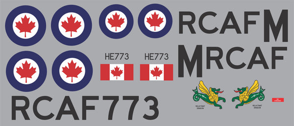 B-24 RCAF Reluctant Dragon Graphics Set – Callie Graphics