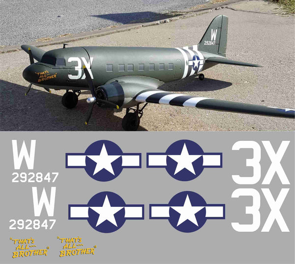 C-47 Skytrain That's All Brother Graphics Set – Callie Graphics