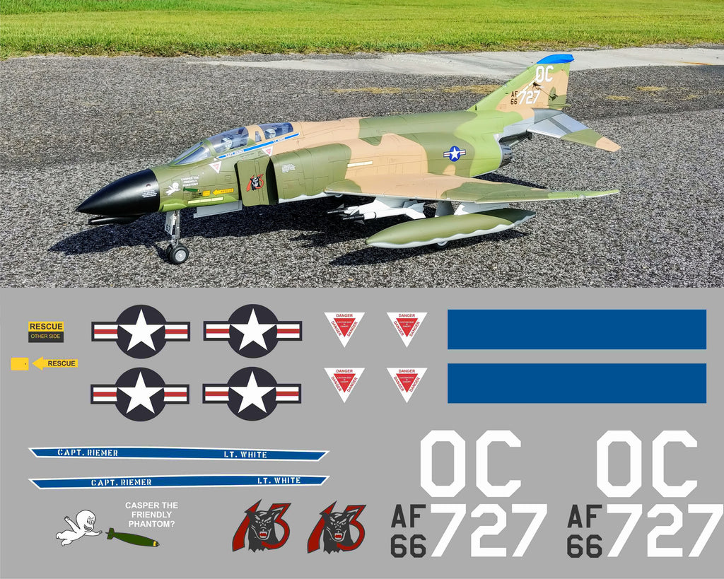 F-4 Phantom 13th TFS Casper Graphics Set – Callie Graphics